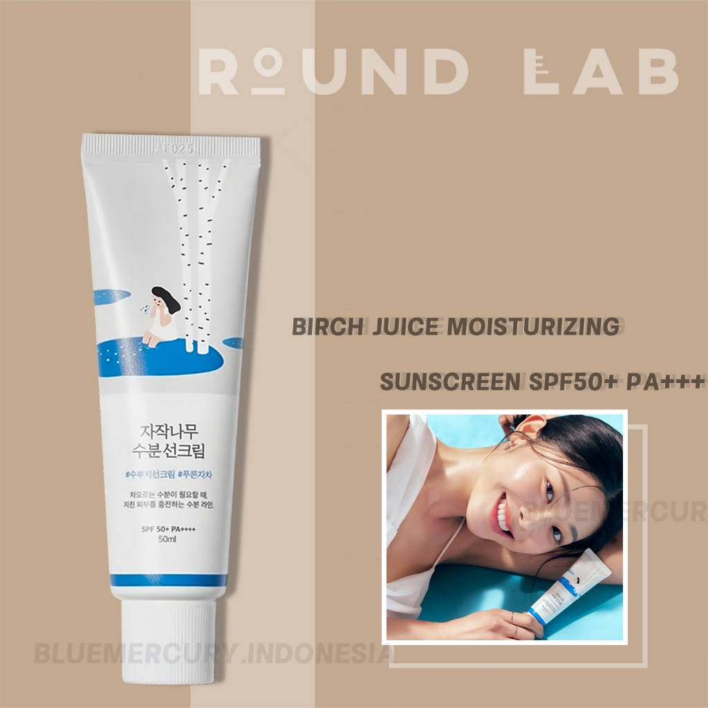Jual ROUND LAB Sunscreen SPF 50+ PA++++ Birch Juice Moisturizing Sun ...