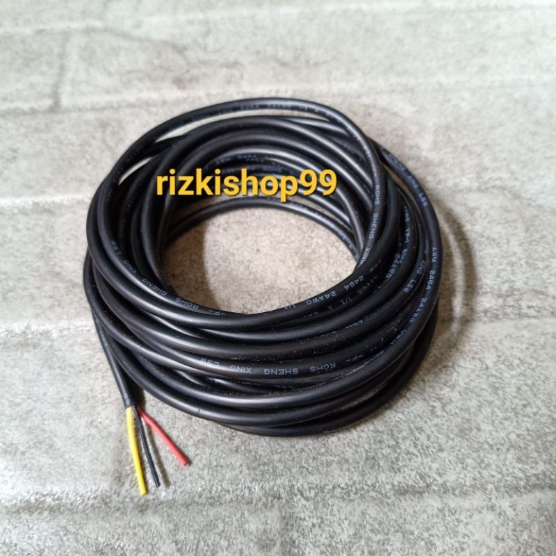 Jual kabel isi 3 jalur ( 1 meter ) Kabel awg 24 3 jalur | Shopee Indonesia