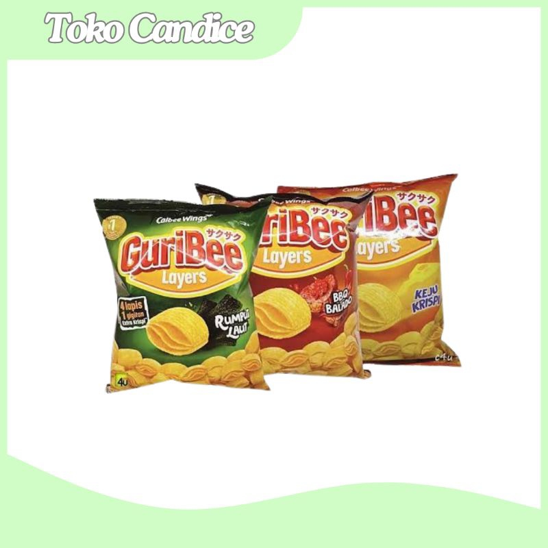 Jual Guribee 65 Gr Varian BBQ Balado/Rumput Laut/Keju Krispi (1 Pcs) | Shopee Indonesia