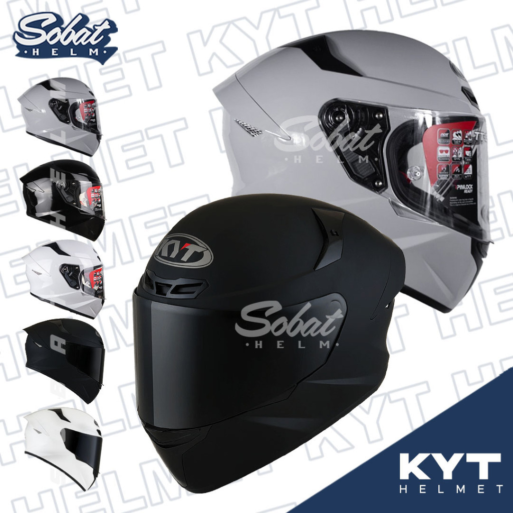 Jual Helm KYT TT Course Solid Helm Full Face SNI | Shopee Indonesia