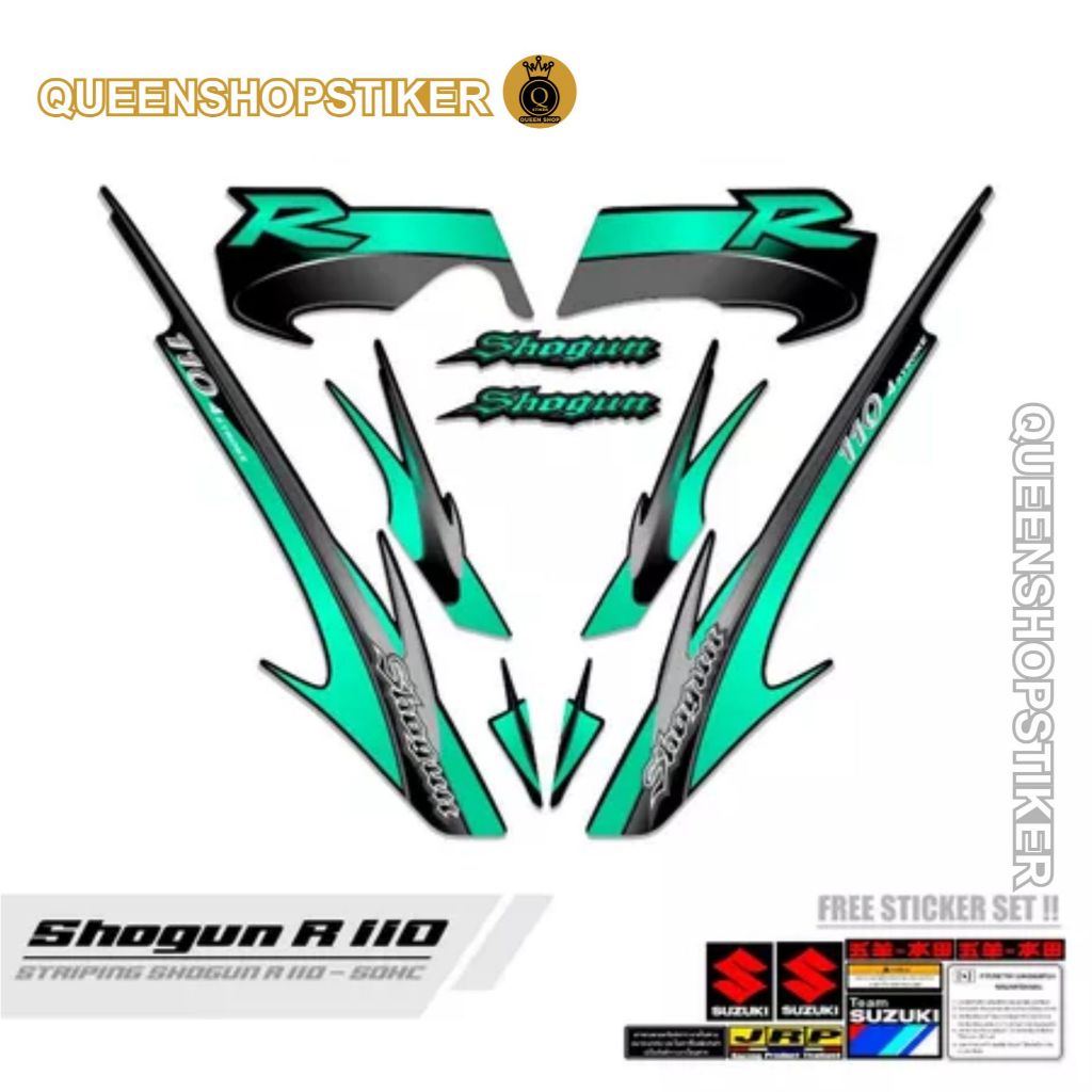 Jual STRIPING SHOGUN R 110 / MOTIF 1 / STICKER SOGUN / BODY STANDAR ...