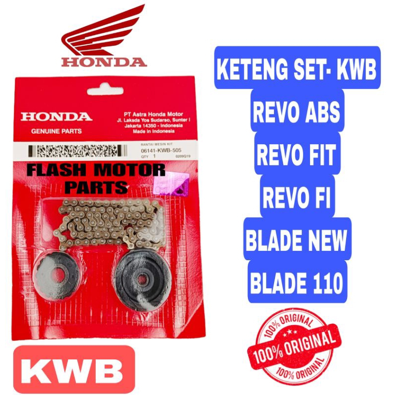 Jual RANTAI KETENG SET KWB, REVO ABS, REVO FI, REVO FIT, BLADE 110, BLADE NEW, HONDA AHM ...