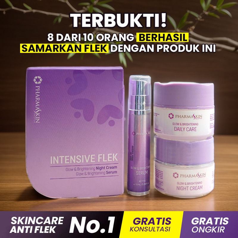 Jual Set Cream Flek Hitam Menahun - Paket Intensive Flek Daily by ...