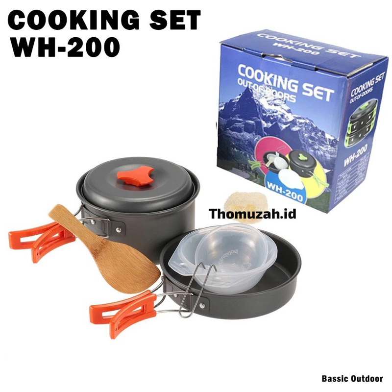 Jual Alat Masak Panci Camping Gunung Cooking Set WH 200 NOT DS | Shopee Indonesia