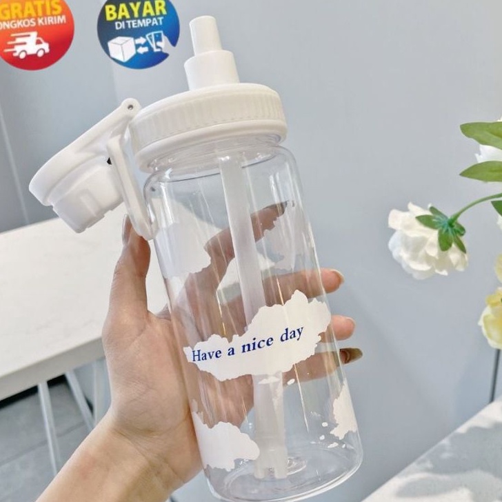 Jual KP12 BOTOL MINUM AESTHETIC WATER BOTTLE TERMOS BOTOL BENING ...