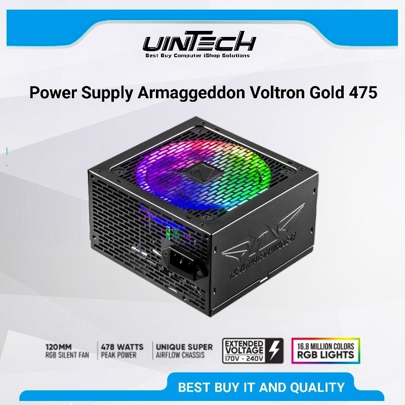 Jual Power Supply Armaggeddon Voltron Gold 475Watt | Shopee Indonesia