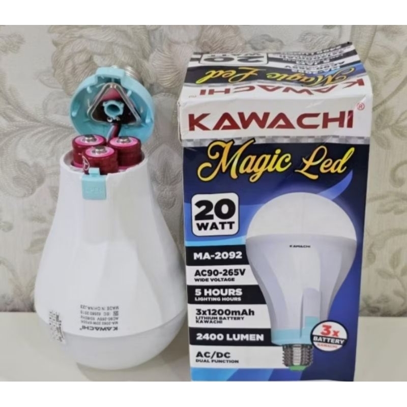 Jual Lampu Magic LED ACDC 20 watt lampu Emergency Kawachi MA-2092 | Shopee Indonesia
