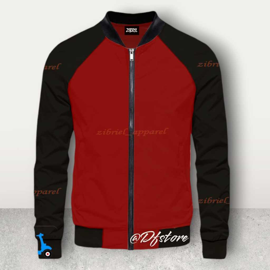 Jual Jaket Zipper polos pria Murah / Jaket Zipper Polos / Jaket Bomber ...