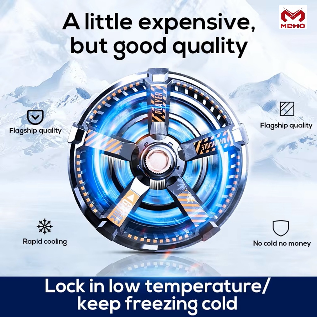 Jual MEMO CXA3 Magnetic Phone Cooler Livestreaming Fan Cooler Pendingin ...