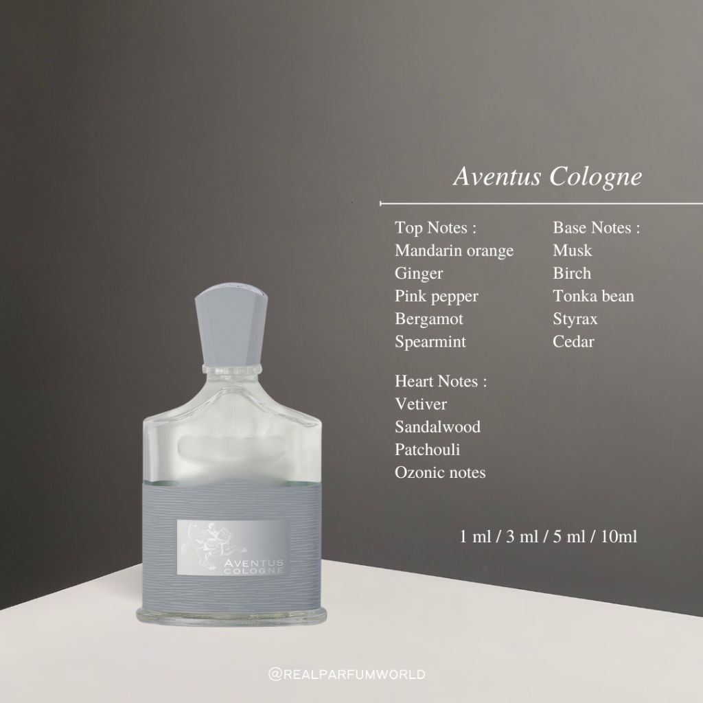 Jual REAL PARFUM WORLD - Decant Parfum Aventus Cologne for Men | Shopee ...