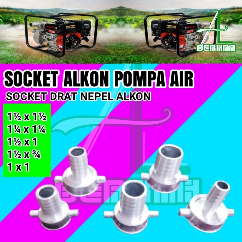 Jual Drat Nepel Alkon Soket Sok Alkon Socket Alkon Mesin Pompa Air ...