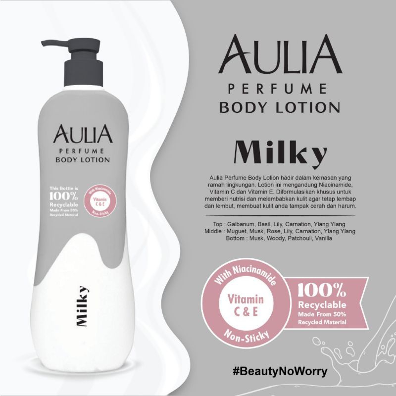 Jual Handbody AULIA Perfume Body lotion 600 ML | Shopee Indonesia