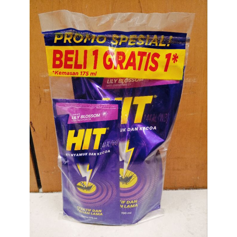 Jual Hit lily blossom pouch refil 700ml Gratis hit pouch 175ml(kemasan ...