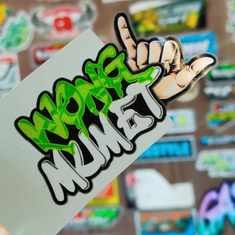 Jual stiker motor / wong mumet | Shopee Indonesia
