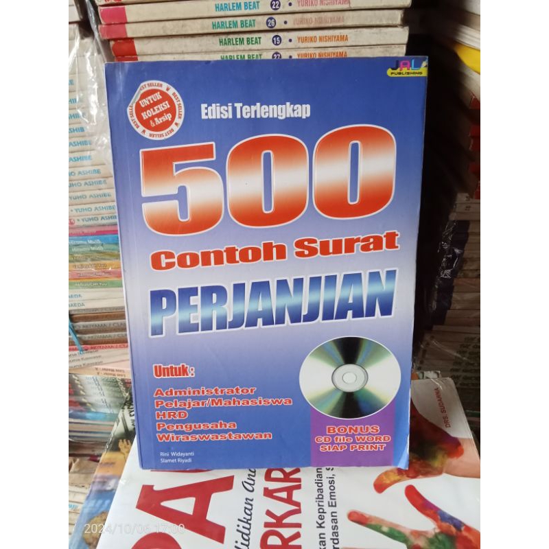 Jual ORIGINAL 500 CONTOH SURAT PERJANJIAN BONUS CD | Shopee Indonesia