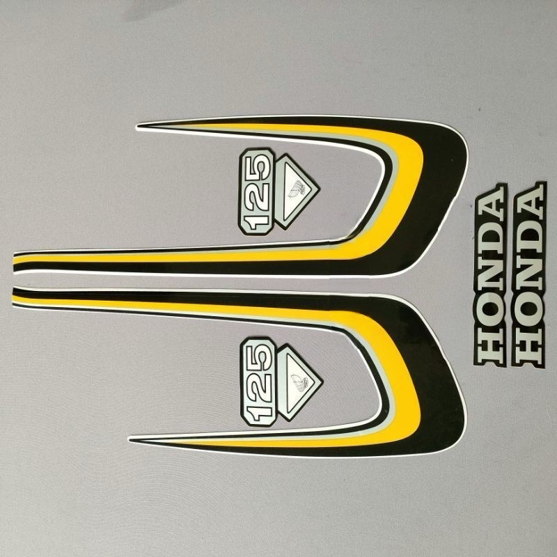 Jual Striping Sticker Decal Polet Honda CB125 CB K5 Jadul VNYL Fullset ...