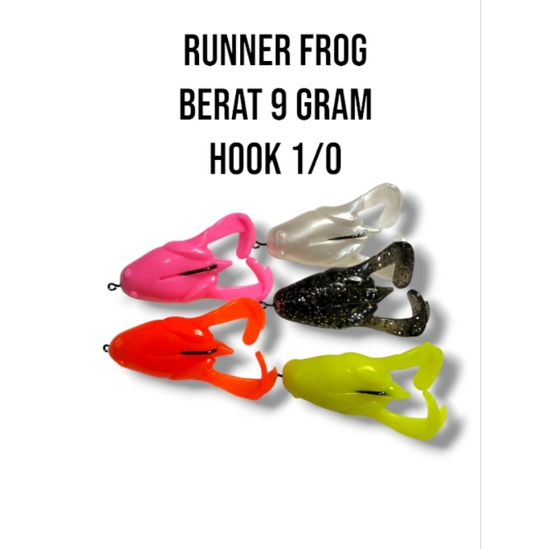 Jual RUNNER FROG 6 CM PAKAI HOOK | UMPAN CASTING IKAN GABUS | Shopee ...