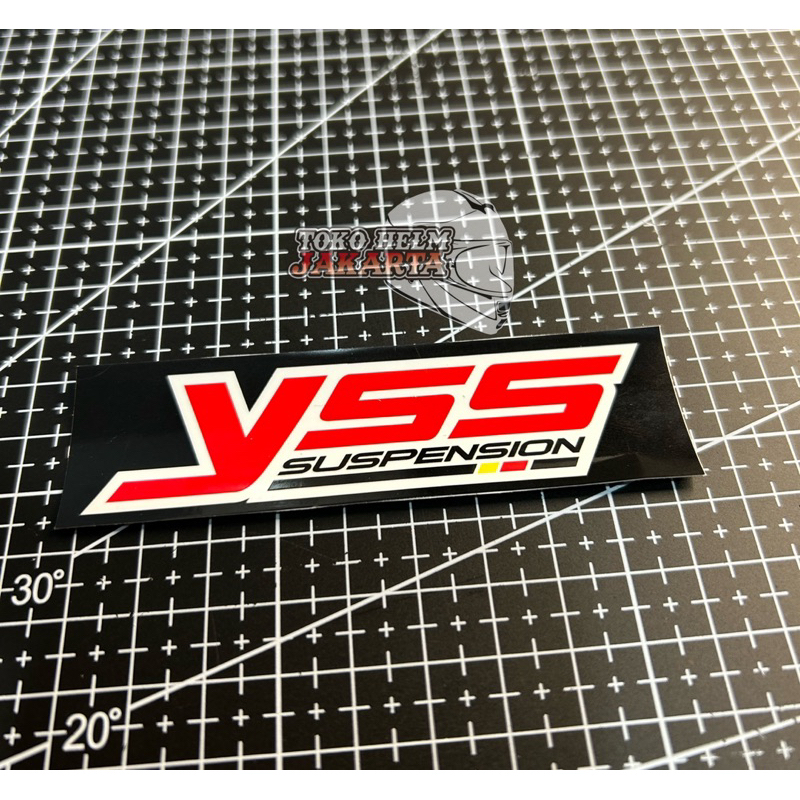 Jual Sticker YSS Suspension ukuran 9,8x2,8cm | Shopee Indonesia