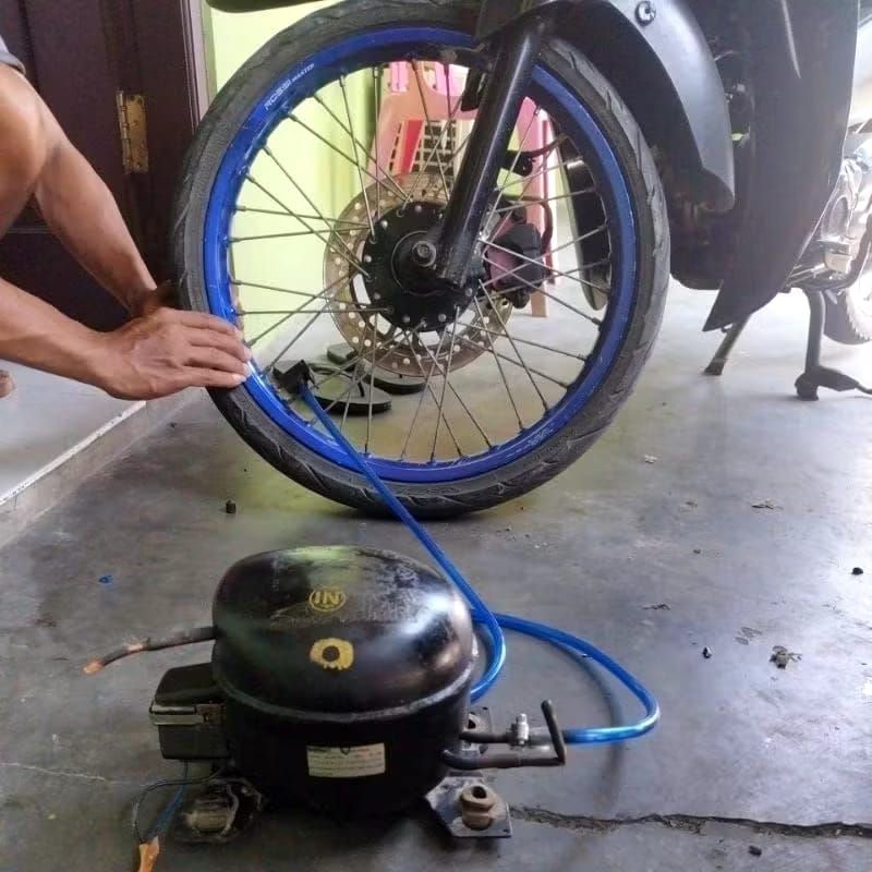 Jual POMPA ANGIN LISTRIK TEKANAN TINGGI 500 PSI # POMPA BAN SEPEDA ...