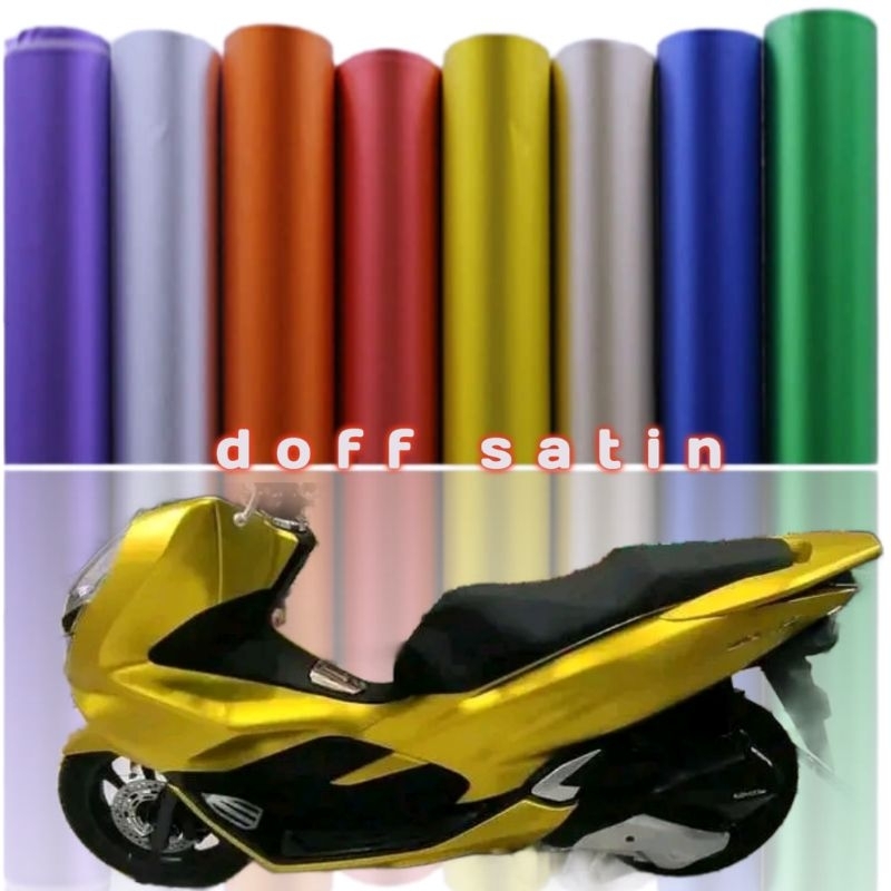 Jual Stiker skotlet warna doff satin premium Lebar 50cm | Shopee Indonesia