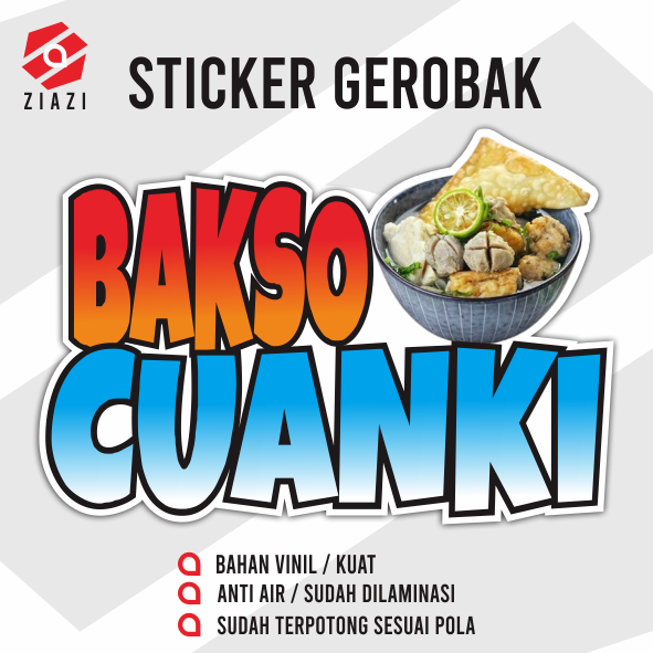 Jual Sticker Gerobak, Sticker Etalase, Sticker Kaca, Sticker Nama Usaha ...