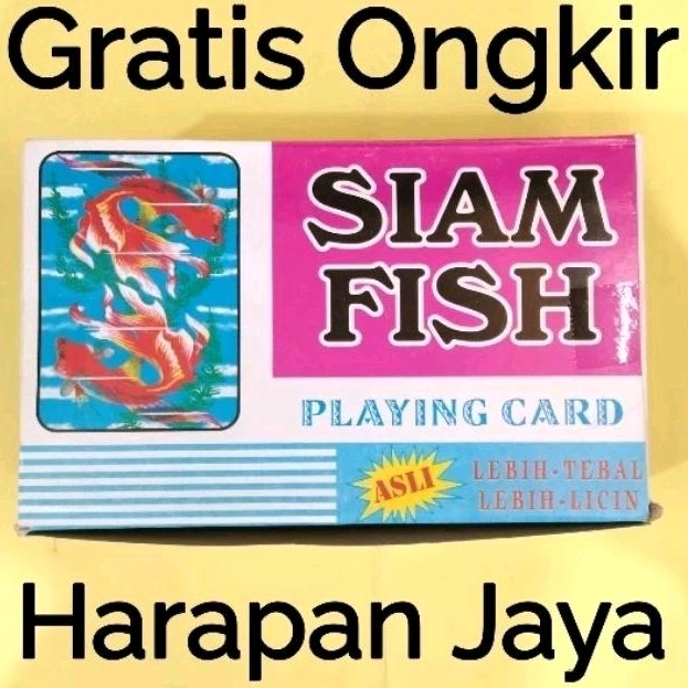 Jual Kartu Remi SIAM FISH Original Per Lusin ( ISI 12 KOTAK ) | Shopee ...