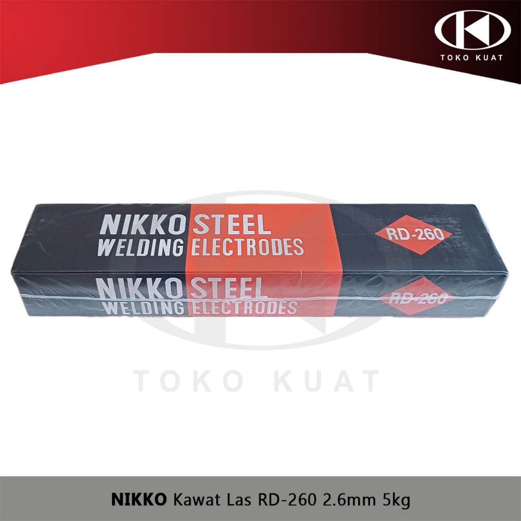 Jual Kawat Las 2.6mm x 350mm NIKKO RD 260 Welding Electrode 5KG AWS A5.1 E6013 | Shopee Indonesia