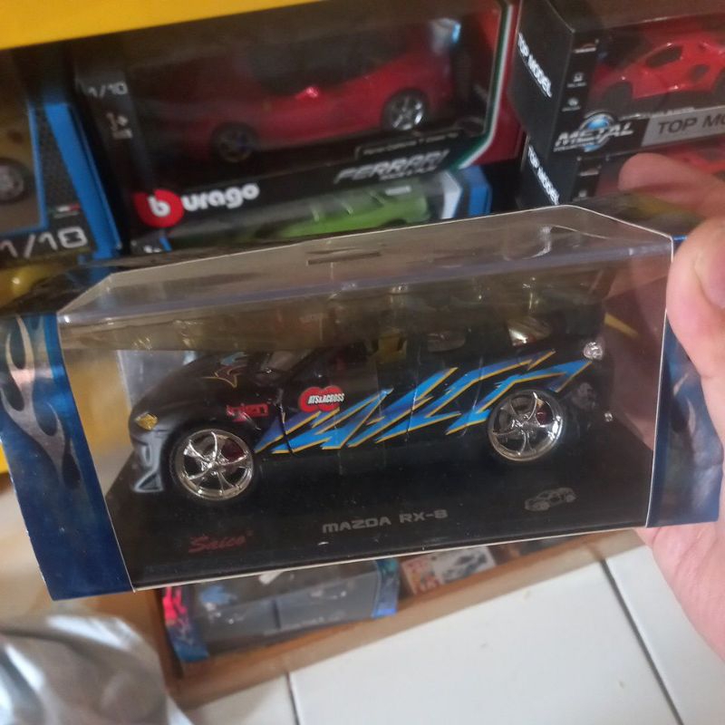 Jual diecast mobil balap mazda rx8 sport rally | Shopee Indonesia