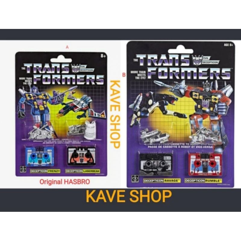 Jual TRANSFORMERS Evil DECEPTICON : Ravage - Rumble - Original HASBRO ...