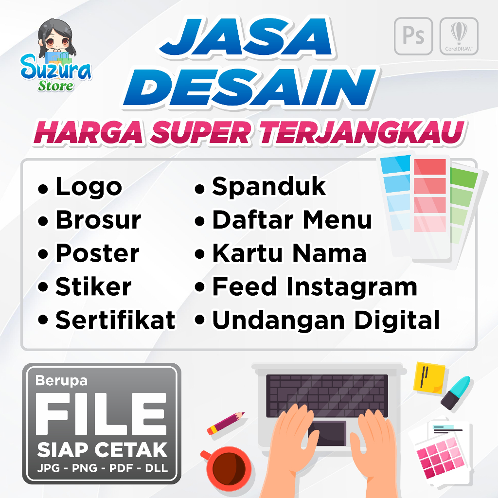 Jual JASA DESAIN GRAFIS SUPER PROMO | Shopee Indonesia