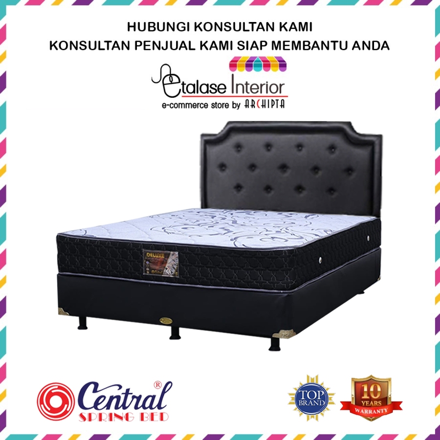 Jual Central - Spring Bed DELUXE Uk. 90, 100, 120, 160, 180, 200 Full ...