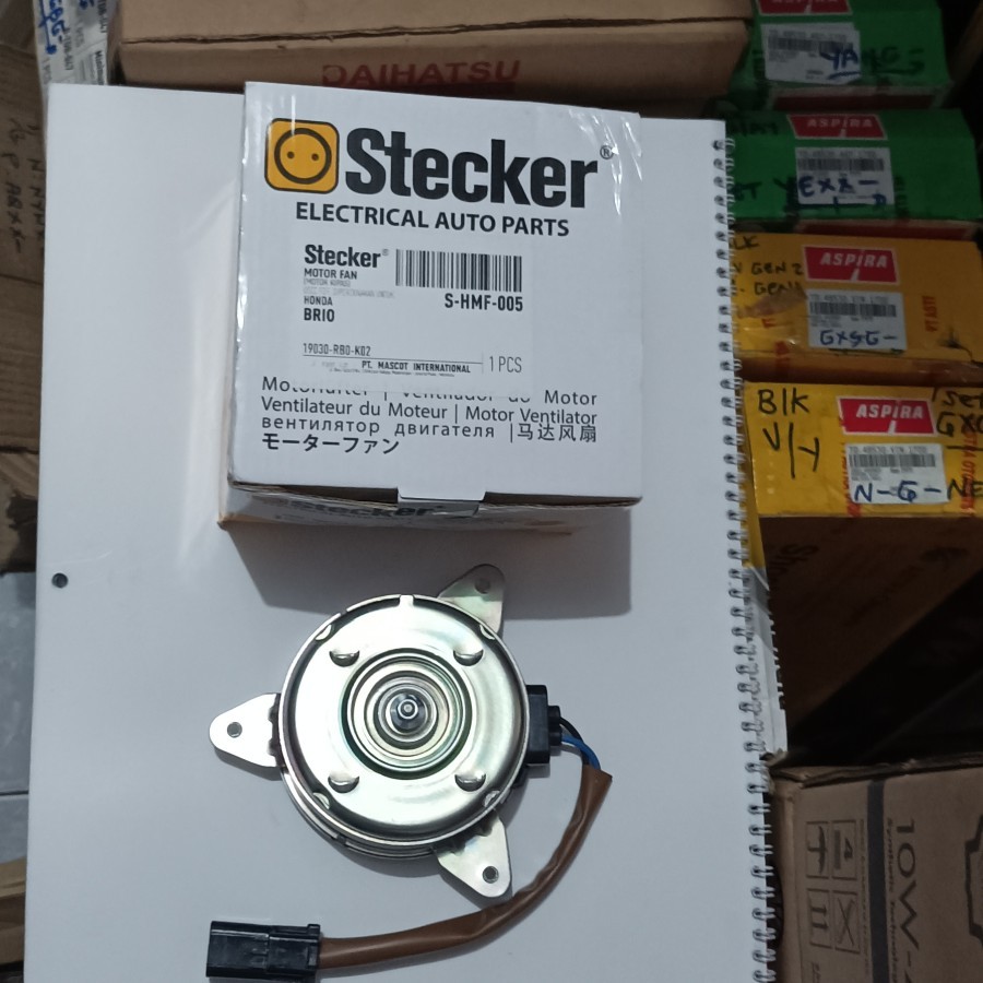 Jual Motor Fan Radiator New City Jazz RS Mobilio Brio Freed MERK STECKER | Shopee Indonesia