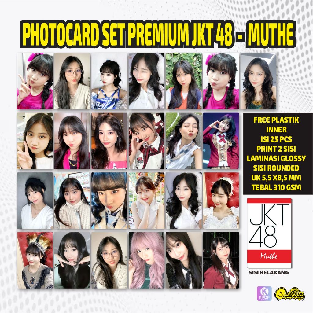 Jual PC Photocard JKT48 MUTHE isi 25pcs | Shopee Indonesia