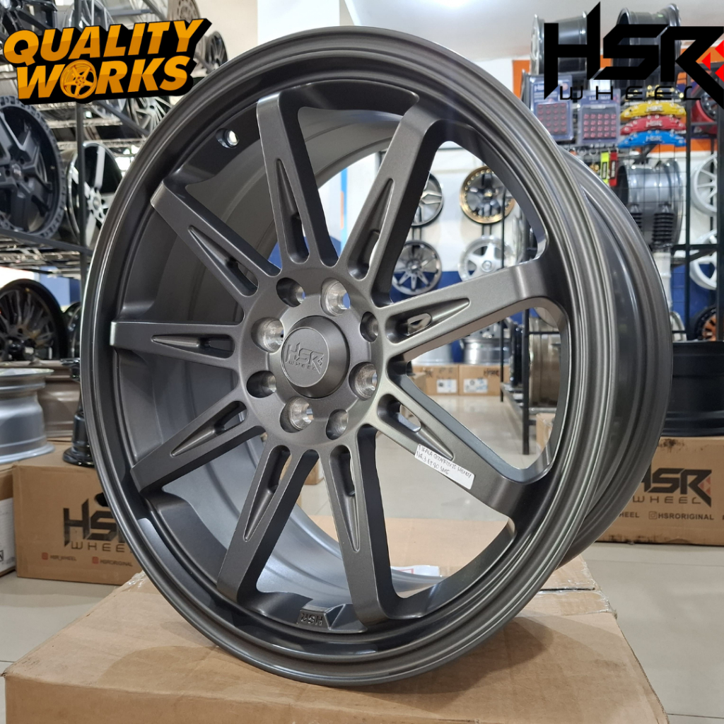 Jual Velg Racing Yaris Gr 2023 R17 Inch Pelek Hsr Tikala Ring 17 Lebar 7,5 Rata Warna Grey ...