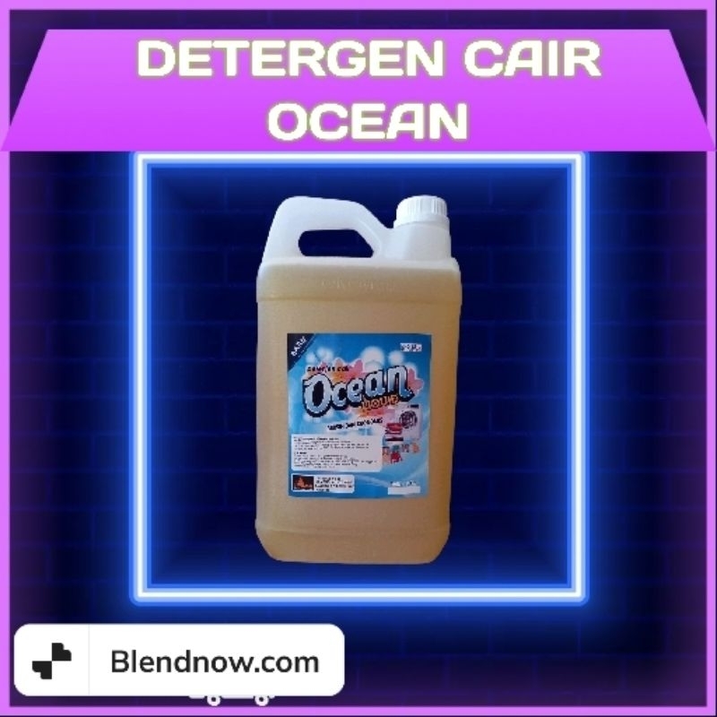 Jual detergen cair OCEAN, detergen laundry, sabun laundry, sabun cair ...