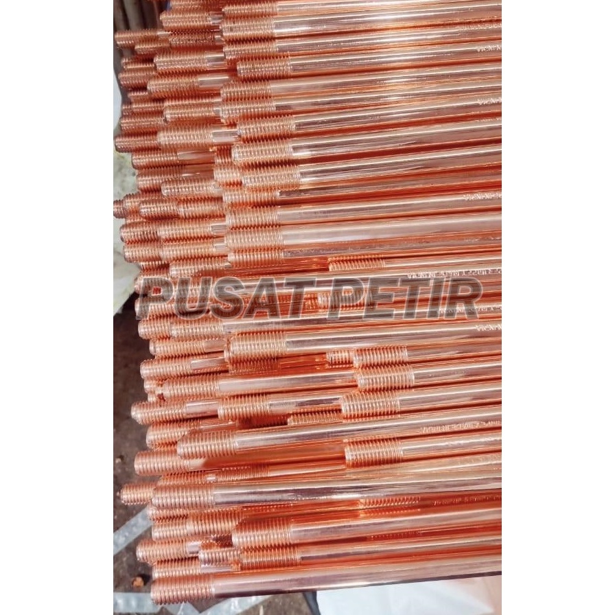Jual Ground Rod 5/8 Bonded Tembaga x 1,2 meter | Shopee Indonesia