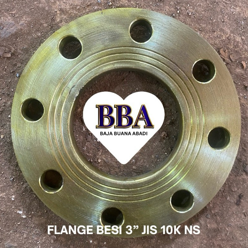 Jual FLANGE BESI JIS 10K 3” ( 3 Inch ) NS LAS BESI - FLANGE BESI CARBON ...