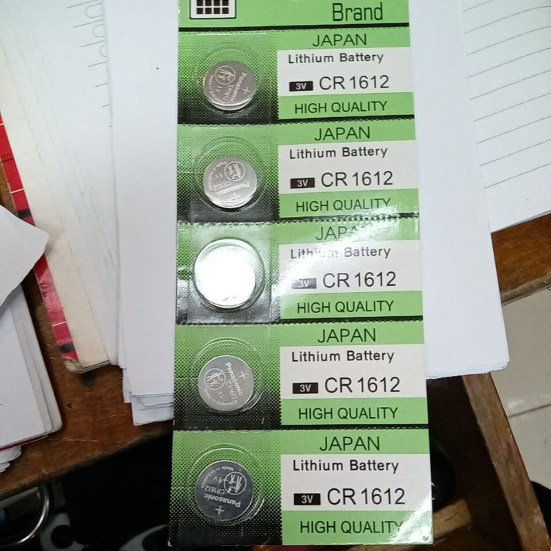 Jual Baterai panasonic CR 1612 Lithium 3V/1pcs | Shopee Indonesia