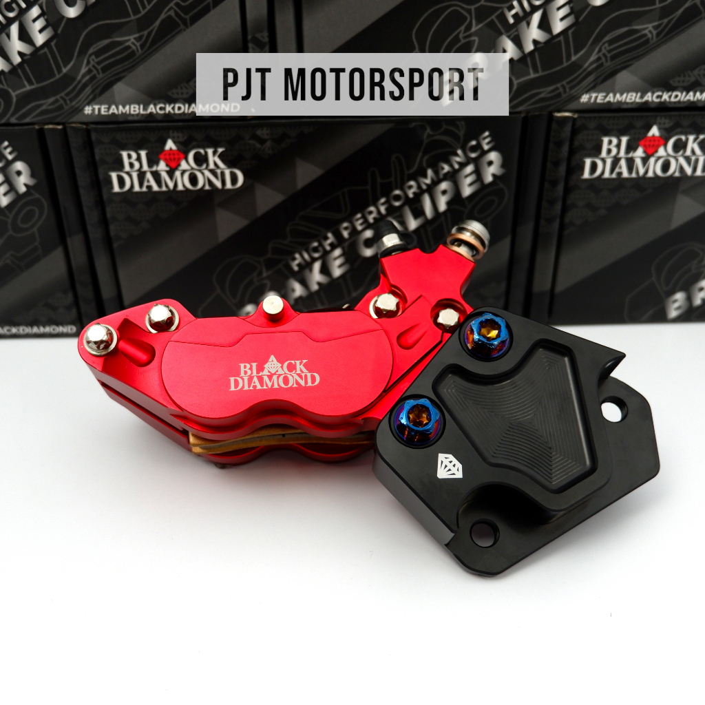 Jual KALIPER DEPAN BLACK DIAMOND 4 PISTON NMAX TURBO / ALL NEW NMAX / NMAX OLD / AEROX PLUS ...
