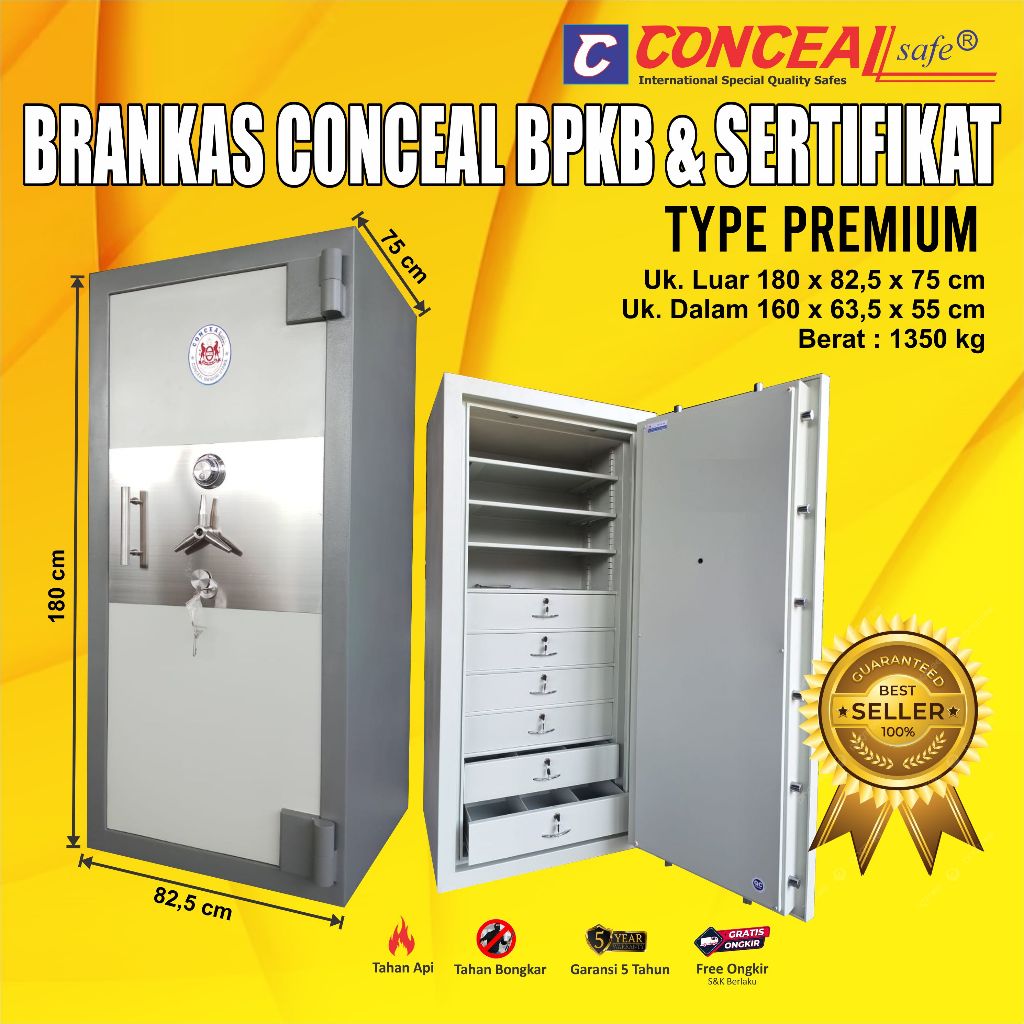 Jual Brankas Conceal BPKB + SERTIFIKAT | Brankas Premium | Penyimpanan ...