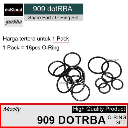 Jual O-Ring Set for Modify 909 dot RBA | karet seal sil oring | Shopee ...