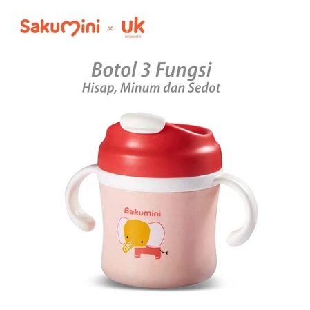 Jual Sakumini Botol Susu Stainless Steel Milk Cup Gelas Hisap | Shopee ...