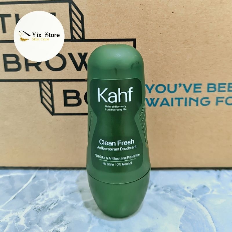 Jual Kahf Clean Fresh Antiperspirant Deodorant Roll On 45ml - Deodorant ...