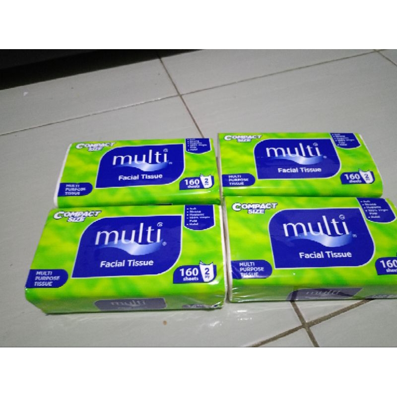 Jual Tissue Multi facial tissue 160 Sheets x 4 pcs | Shopee Indonesia