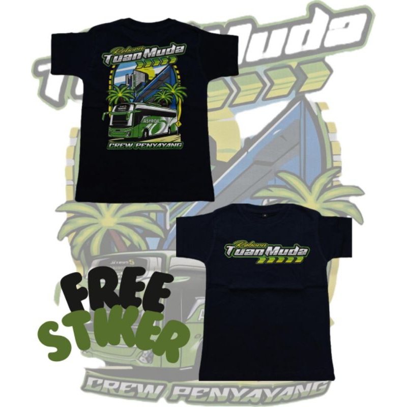 Jual Baju bus Tuan Muda JB5 | Free sticker | Shopee Indonesia