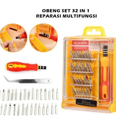 Jual Kejutan Favorit Obeng 32 in 1 Reparasi Hp Jam Multifungsi | Shopee Indonesia