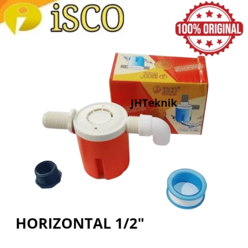 Jual JHTeknik Pelampung Tandon Air Toren Air 1/2 " Horizontal ISCO 100% ...