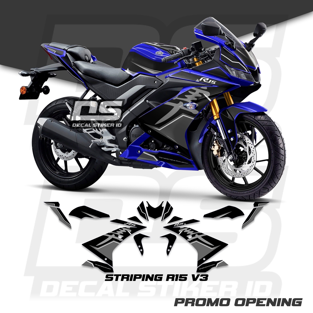 Jual Striping r15 v3 not full, striping terbaru r15 v3, stiker r15 v3 ...