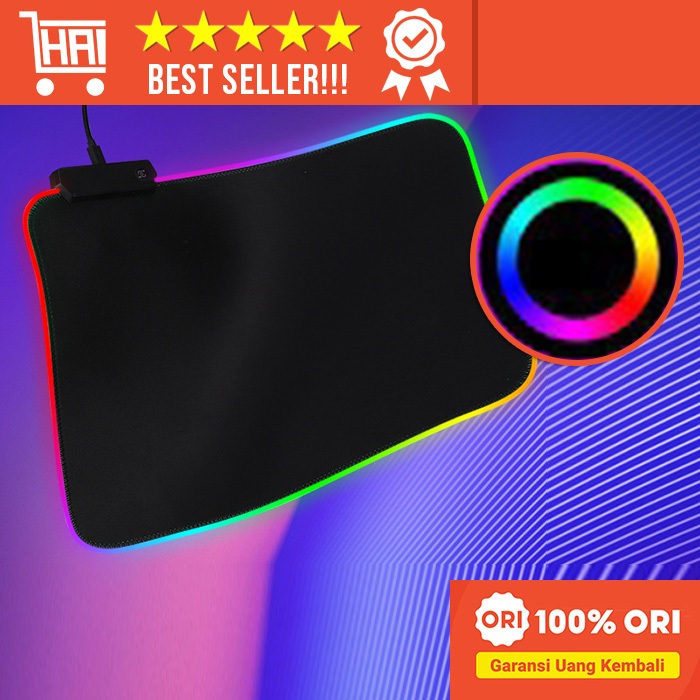 Jual Mousepad RGB LED Glowing - Mouse Pad High Precision Gaming Alas ...