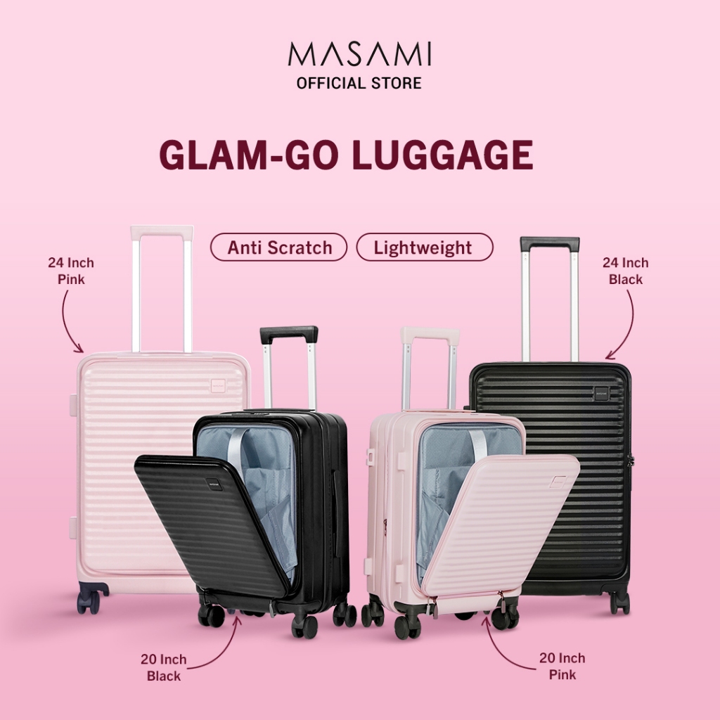 Jual Masami 20 - 24 Inch Glam-Go Luggage / Koper Anti Baret / Koper ...